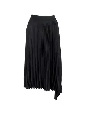 JOSEPH Asymmetric Pleated Skirt