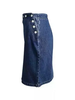 MSGM Button-detail Pencil Skirt