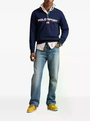Polo Ralph Lauren Logo-print Half-zip Sweatshirt