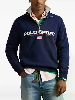 Polo Ralph Lauren Logo-print Half-zip Sweatshirt