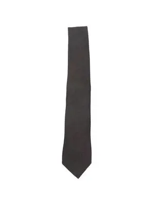 Canali Textured Neck Tie - Brown