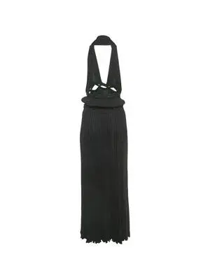 Christopher Esber Knitted Halterneck Midi Dress