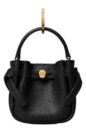 Tory Burch Romy Bucket Bag Charm - Black