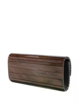 JIMMY CHOO Rectangle Clutch Bag - Brown