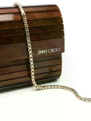 JIMMY CHOO Rectangle Clutch Bag - Brown