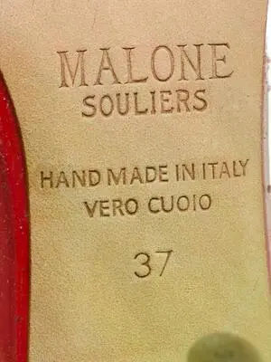 MALONE SOULIERS Transparent-panel Stiletto Pumps
