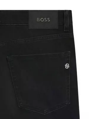 BOSS Cotton Denim Jeans - Black