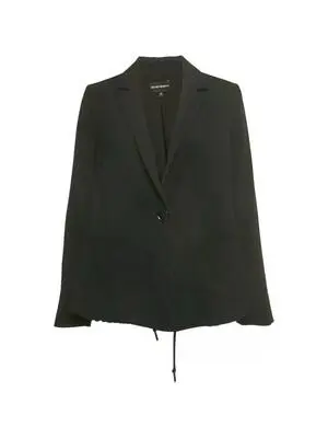 Emporio Armani Crepe Jacket With Elasticated Waist