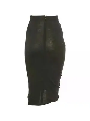 Givenchy Knitted Ruffled Midi Skirt