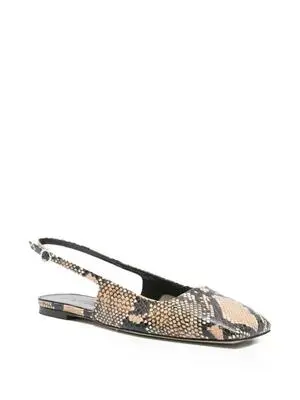 AeydĒ Liya Snake Print Pumps