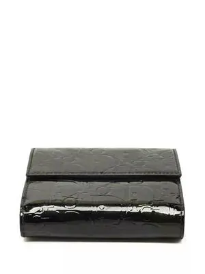 Dior Oblique Embossed Leather Wallet