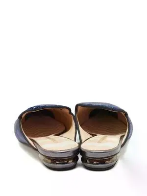 NICHOLAS KIRKWOOD Beya Sequinned Point-toe Mules