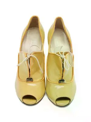 Gucci Open-toe Leather Stiletto Boots