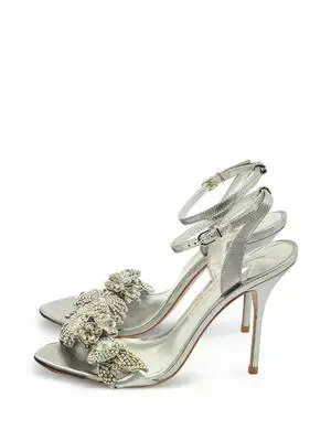SOPHIA WEBSTER Floral-appliqué Stiletto Sandals