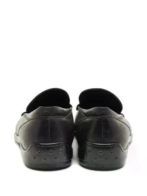 TOD'S Penny Leather Loafers - Black