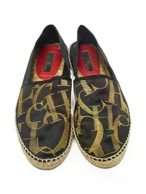 Carolina Herrera Satin Pattern Espadrilles