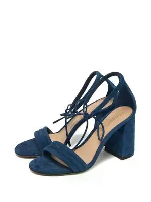 GIANVITO ROSSI Midnight Suede Sandals