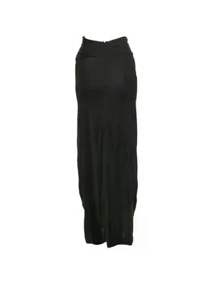 Saint Laurent Draped Maxi Skirt