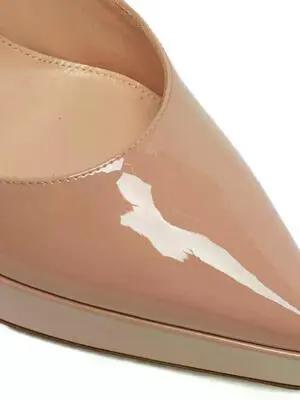GIANVITO ROSSI Dasha Platform Leather Pumps