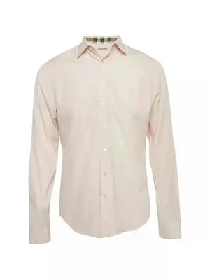 Burberry Check-collar Shirt