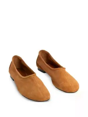 By Far Prudence Leather Ballet Flats