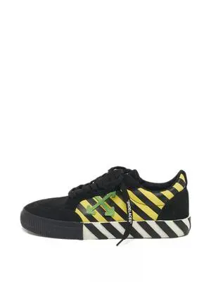 Off-white Striped Sneakers For Men