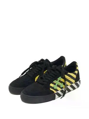 Off-White Suede Striped Sneakers