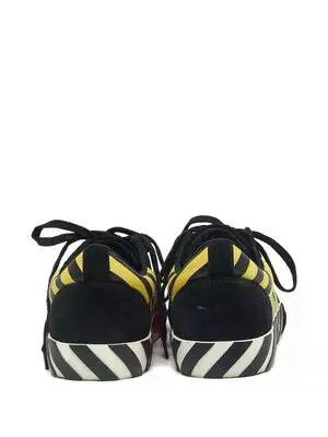 Off-White Suede Striped Sneakers