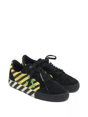 Off-White Suede Striped Sneakers