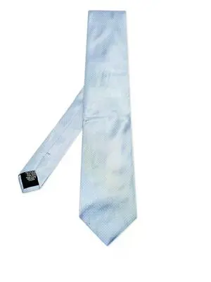 BOSS Silk Dotted Tie - Blue
