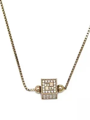 Fendi Cube-charm Necklace