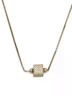 Fendi Cube-charm Necklace
