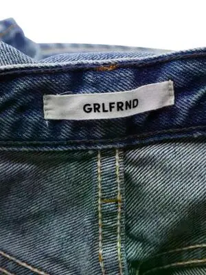 GRLFRND Straight Leg High-rise Jeans