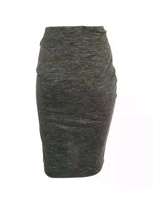 MARANT ETOILE Gathered Ruffled Mini Skirt