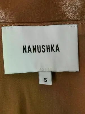 Nanushka Faux-leather Button-fastening Skirt