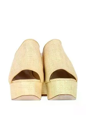 PORTE & PAIRE Weaved Platform Sandals