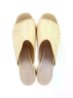 PORTE & PAIRE Weaved Platform Sandals