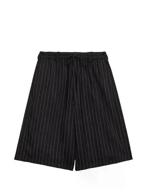 Y3 Pinstripe Drawstring Shorts