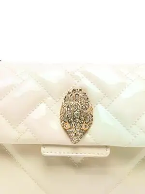 Kurt Geiger Mini Kensington Patent Leather Shoulder Bag - Neutrals