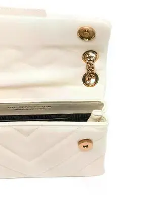 Kurt Geiger Mini Kensington Patent Leather Shoulder Bag - Neutrals