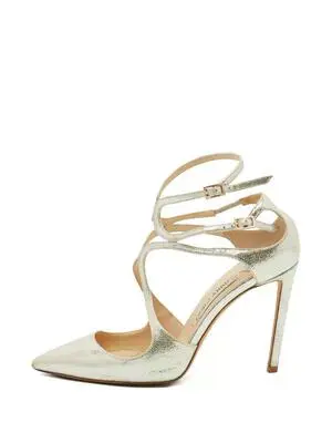 JIMMY CHOO Lancer Leather Straps Pumps