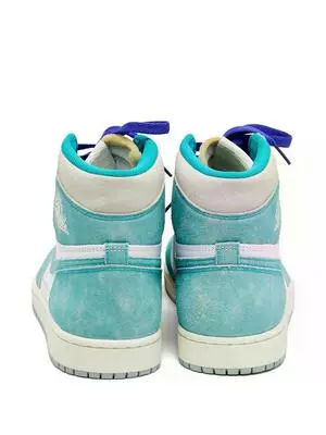 JORDAN High-top Leather Sneakers - Blue