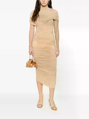 Magda Butrym Cape-effect Draped Midi Dress