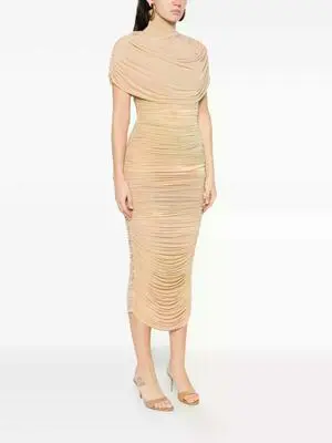 Magda Butrym Cape-effect Draped Midi Dress