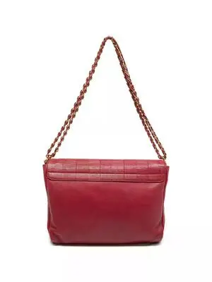 Fendi Claudia Embossed Leather Shoulder Bag