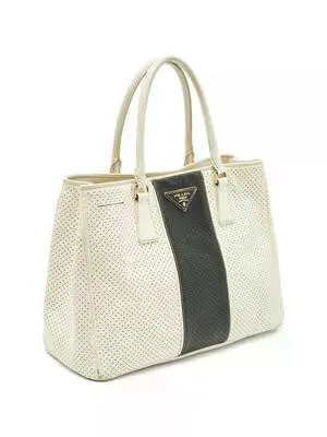 Prada Gardener's Perforated Leather Tote Bag