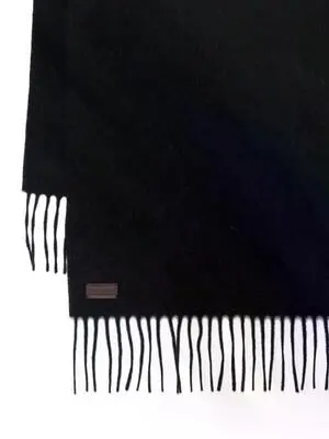 Canali Fringed Scarf - Blue