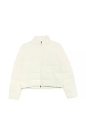 Moncler Knitted Zip-up Puffer Jacket