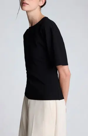 KENNETH COLE Cutout Back T-shirt