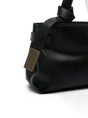 Emporio Armani Knot Detail Handle Tote Bag - Black